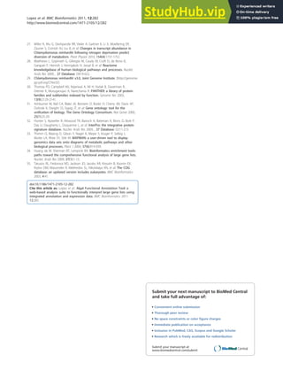 Algal Functional Annotation Tool | PDF