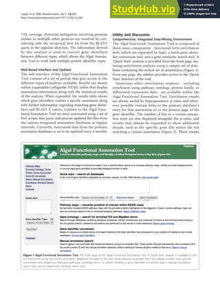 Algal Functional Annotation Tool | PDF
