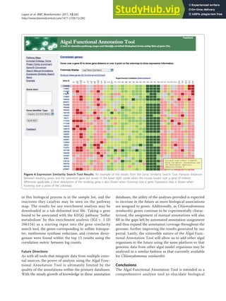 Algal Functional Annotation Tool | PDF