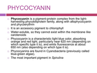 Algal pigments structure and function (2) | PPTX