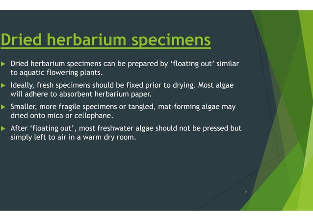 Algal preservation | PDF