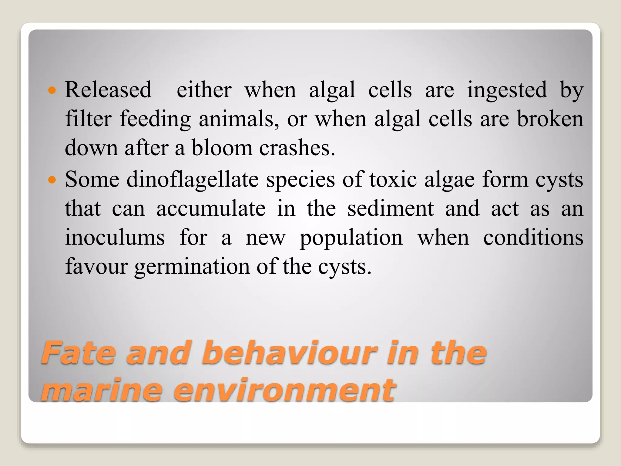 Algal toxins & its effects | PPTX