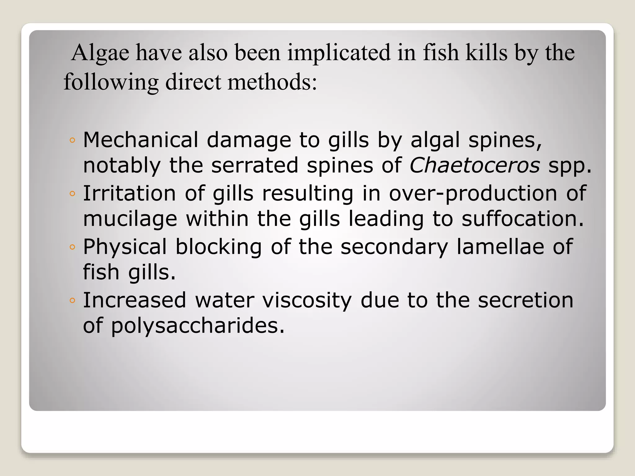 Algal toxins & its effects | PPTX