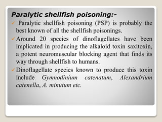 Algal toxins & its effects | PPTX