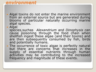 Algal toxins & its effects | PPTX