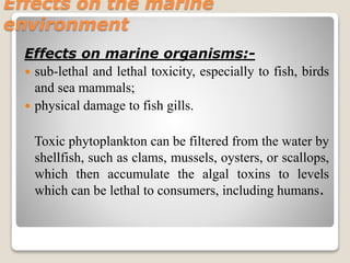 Algal toxins & its effects | PPTX