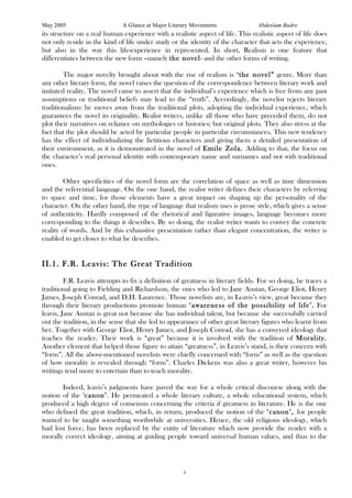 A Glance at Major Literary Movements | PDF