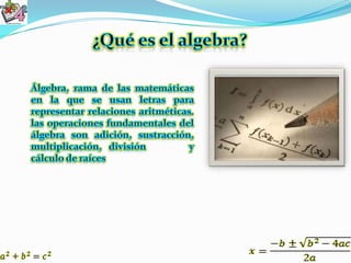 Algebra | PPT