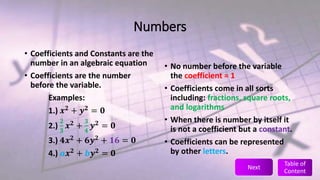 Algebra | PPTX