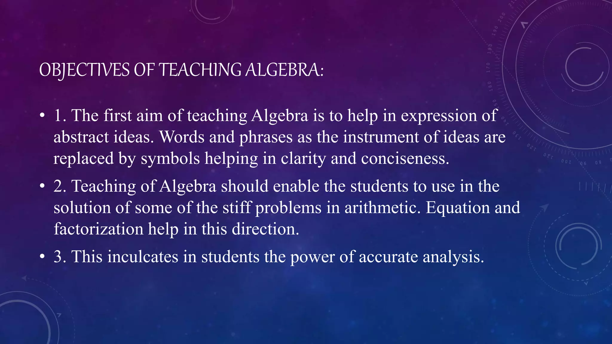 Algebra | PPT