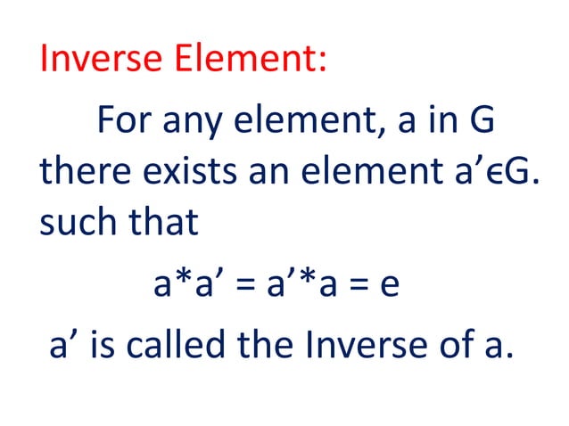 ABSTRACT ALGEBRA | PPTX