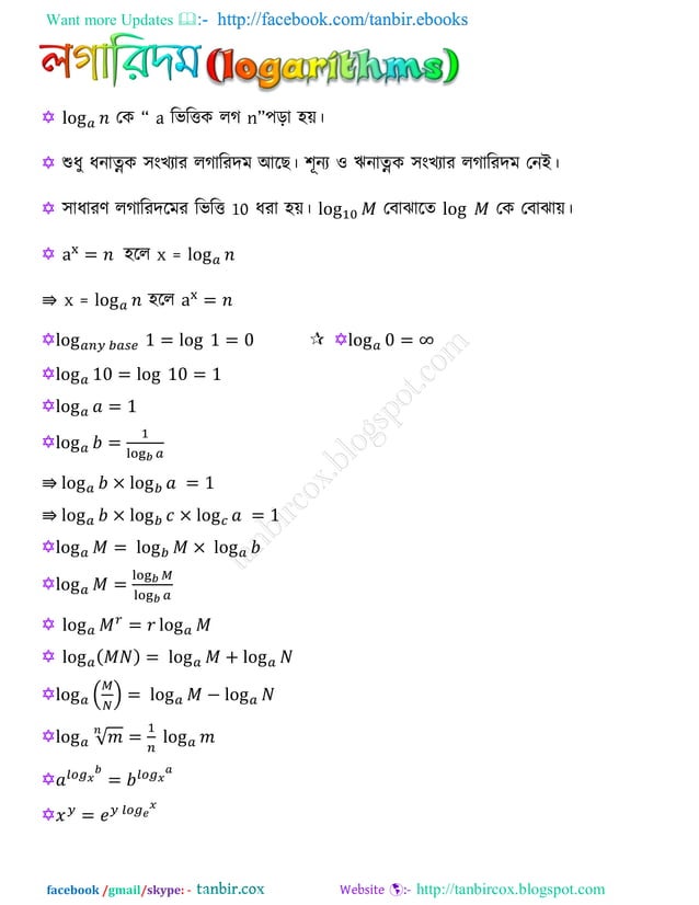 Algebra short techniques and formulas | PDF