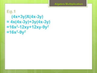 Algebra | PPT