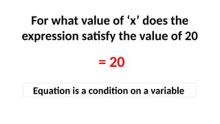 algebra class 7 ncert maths ppt. easy way of teaching algebra | PPTX