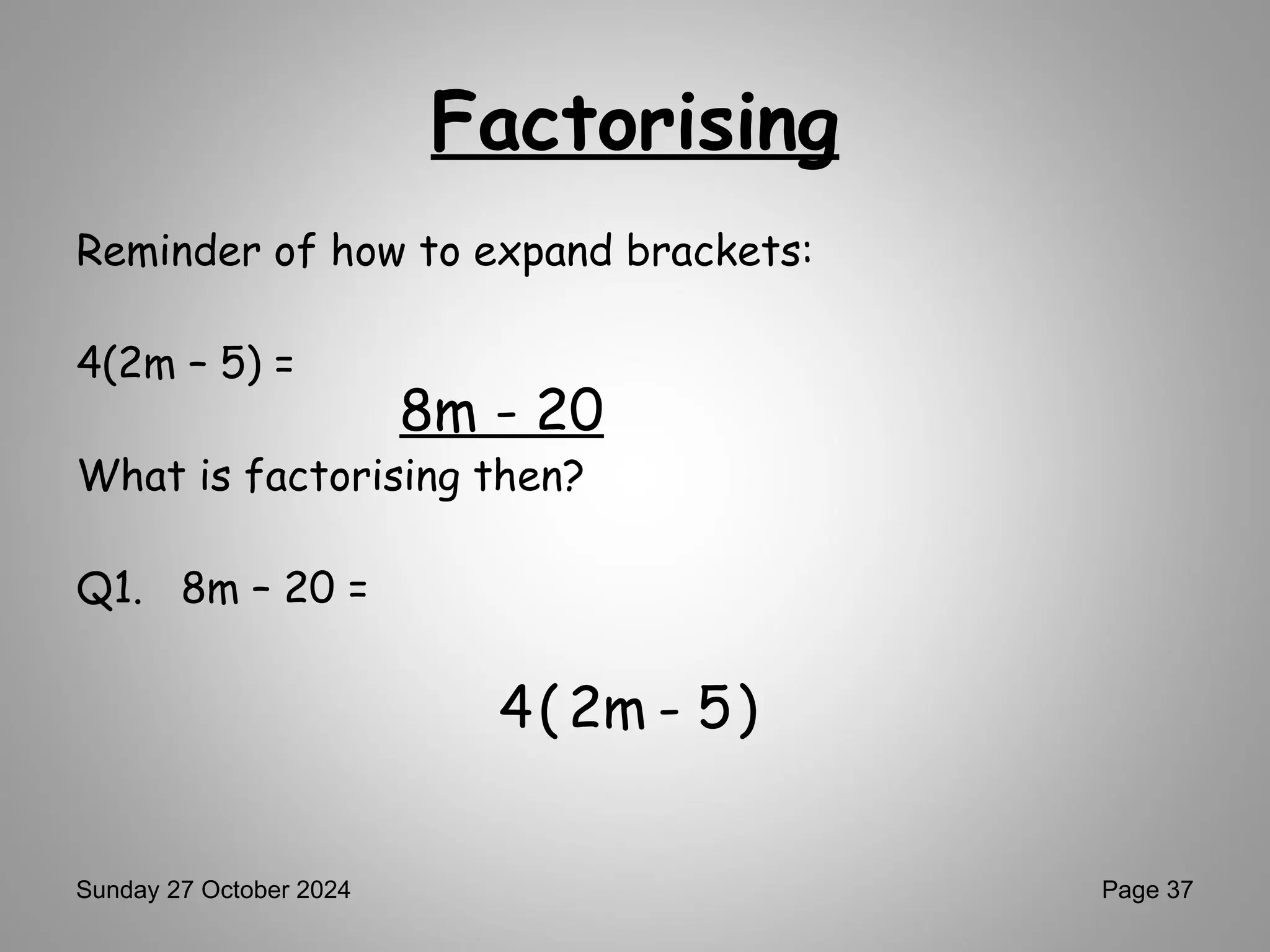 Understanding about the basics of algebra | PPT