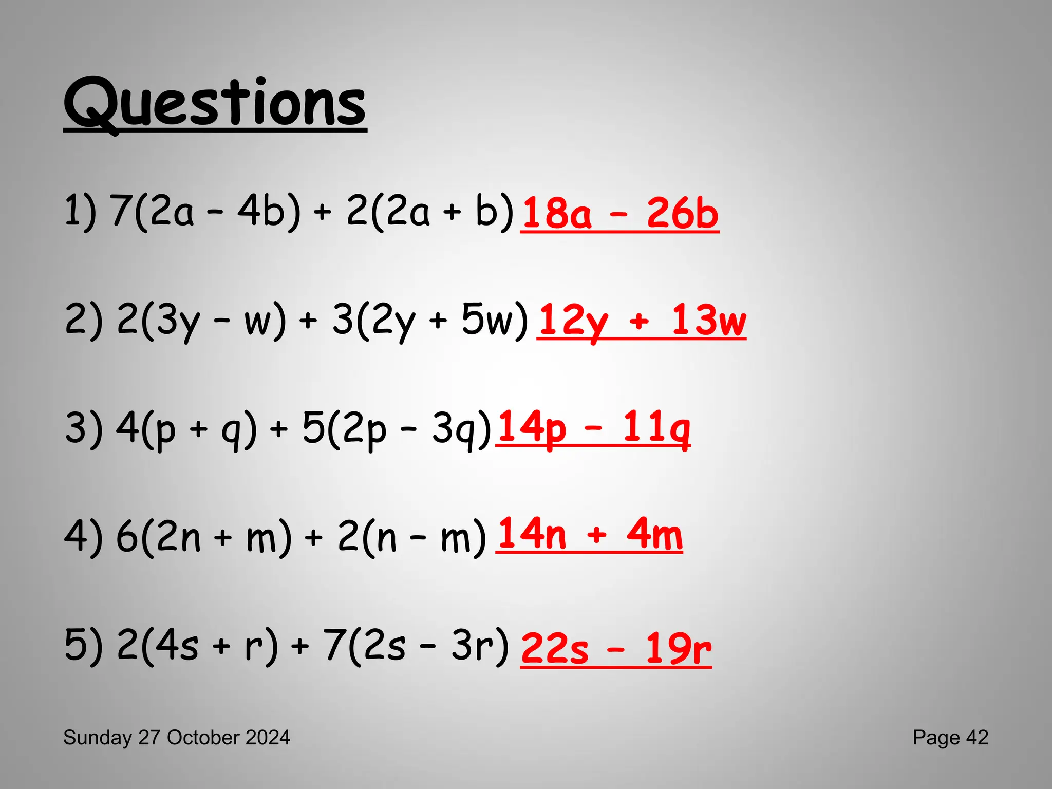 Understanding about the basics of algebra | PPT