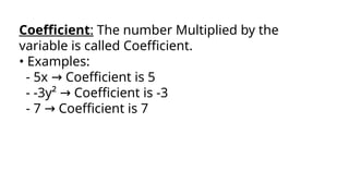 Algebra in daily life and its application | PPTX