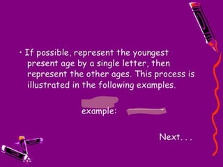 SAT-EXAM Algebra age problem | PPTX