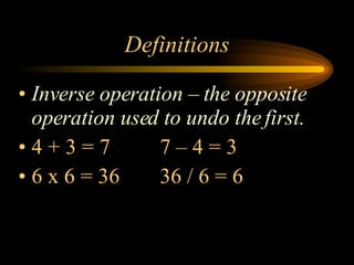 Algebra II | PPT