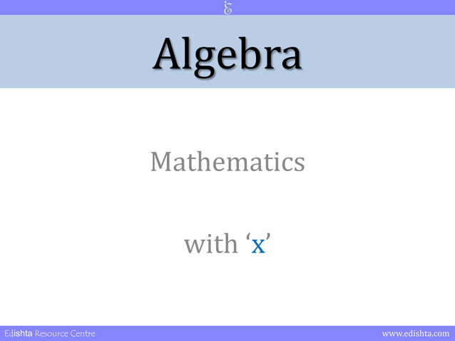 Algebra Basic Introduction Pptx