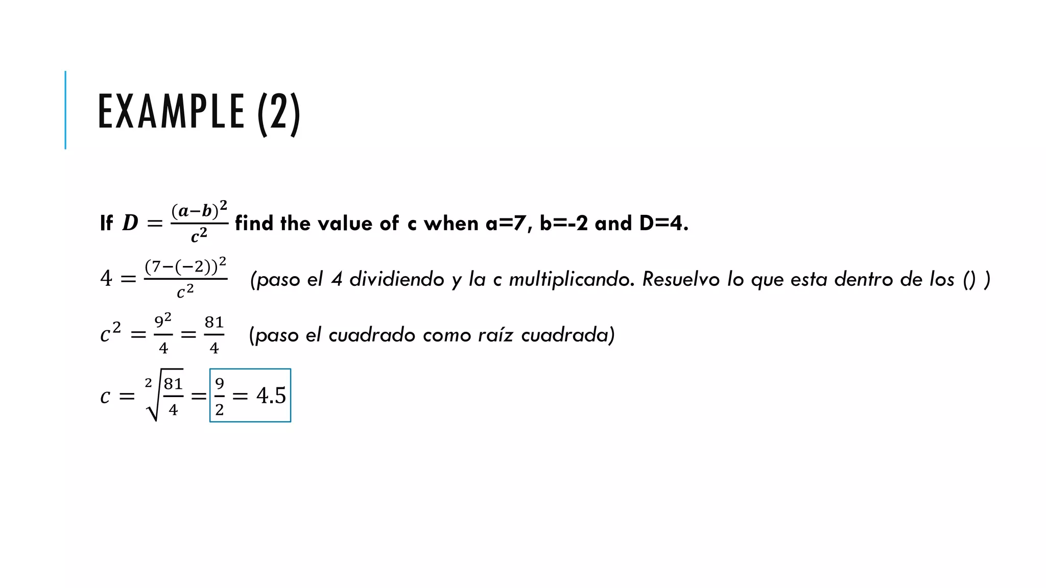 Algebra - examples & making x the subject of the equation | PDF