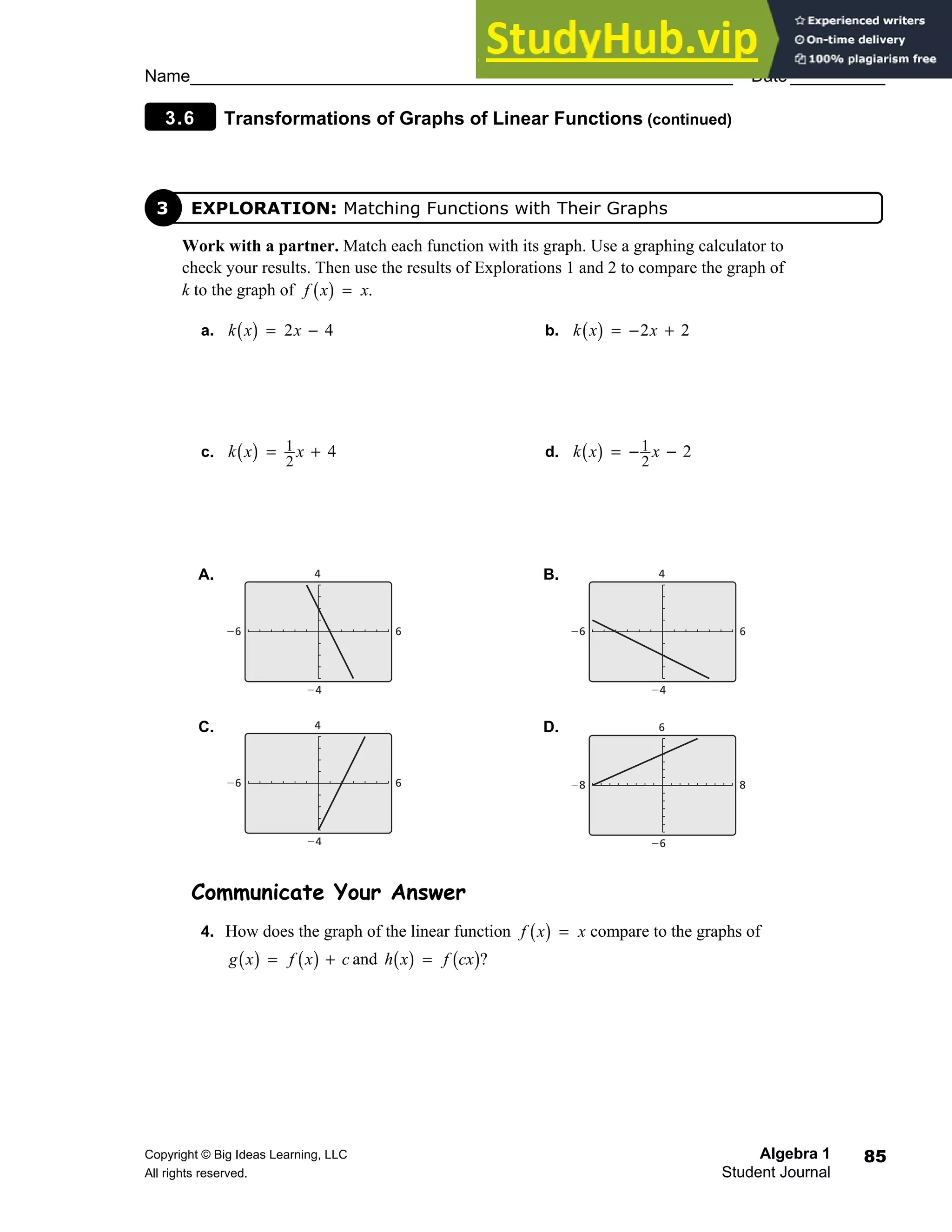 Algebra 1 | PDF