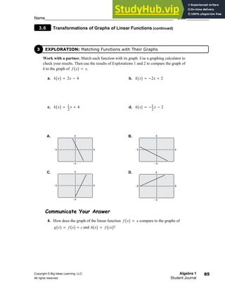 Algebra 1 | PDF