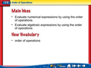 Algebra 1 order of operations | PPT
