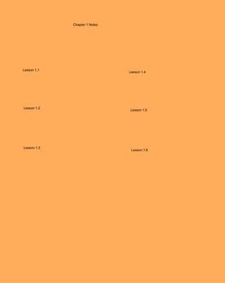 Algebra 1 chapter 1 complete notes | PPTX | Physics | Science