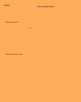 Algebra 1 chapter 1 complete notes | PPTX | Physics | Science