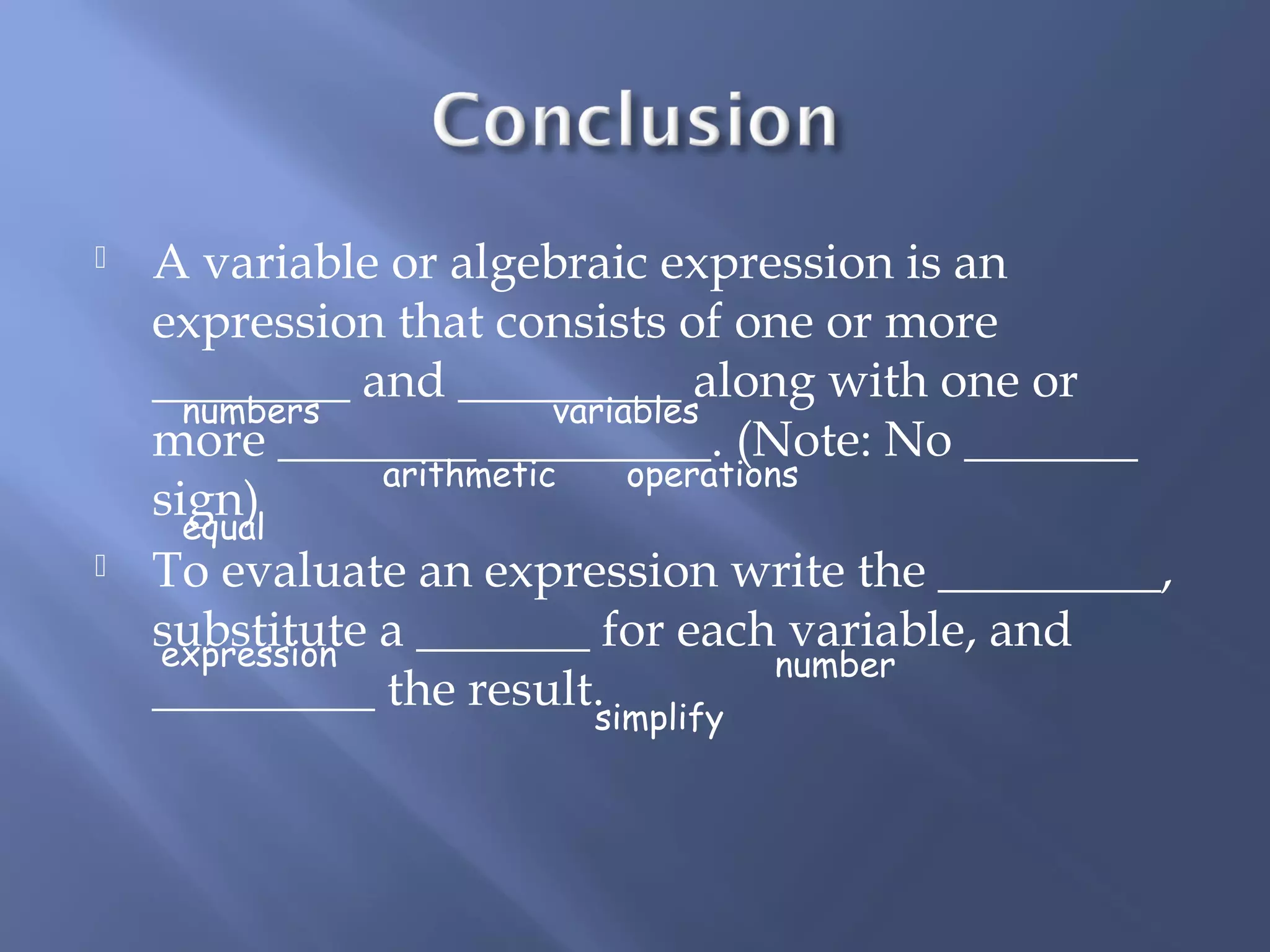 Algebra 1 combining like terms | PPT
