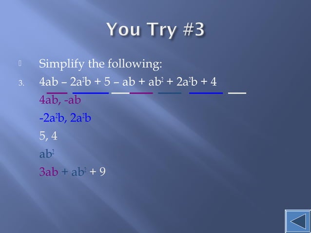 Algebra 1 combining like terms | PPT | Computing | Technology & Computing
