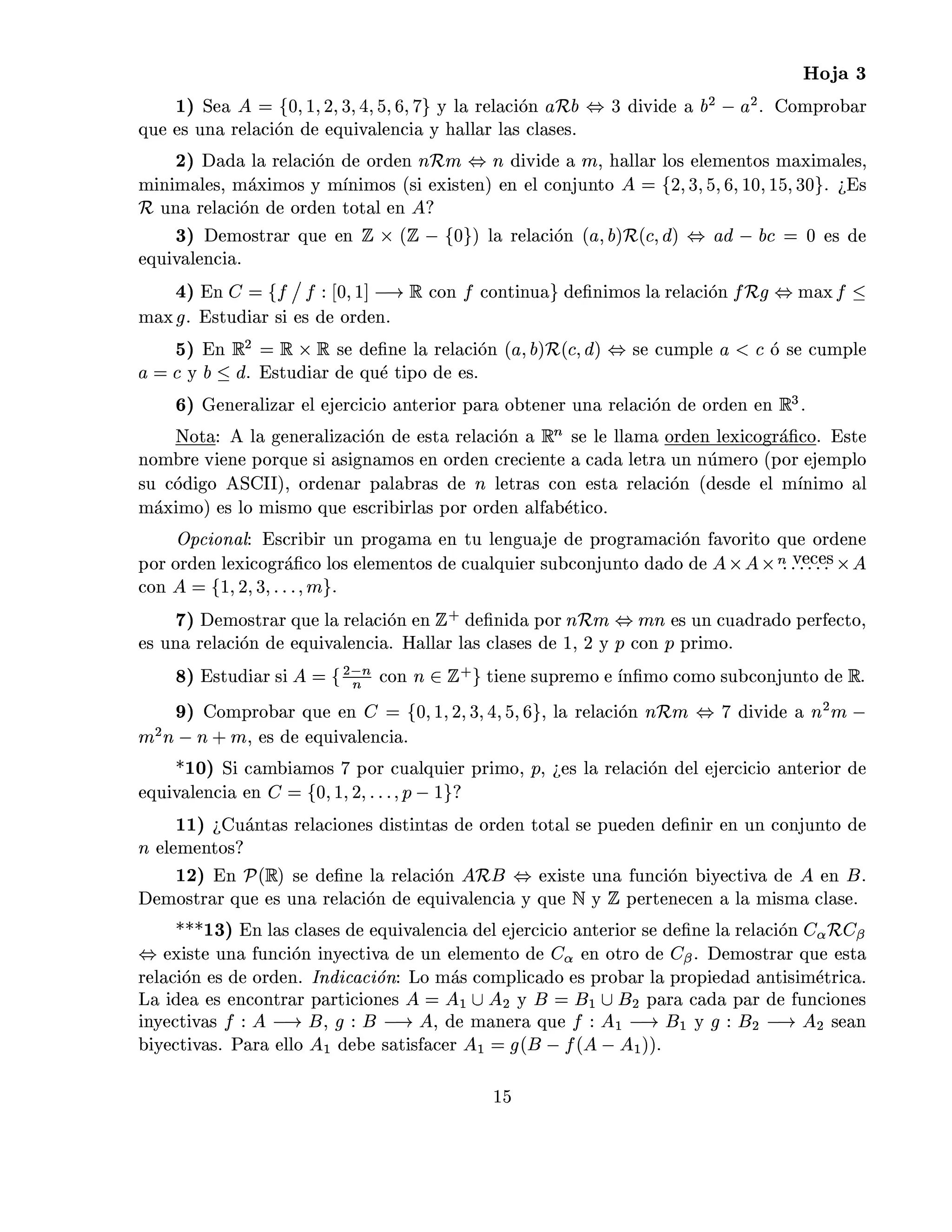 Algebra 1 fernando chamizo lorente | PDF