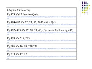 Algebra 1 final review packet powerpoint slide | PPT