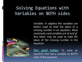 Algebra 1 lessonplan powerpoint | PPTX