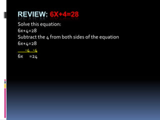 Algebra 1 lessonplan powerpoint | PPTX