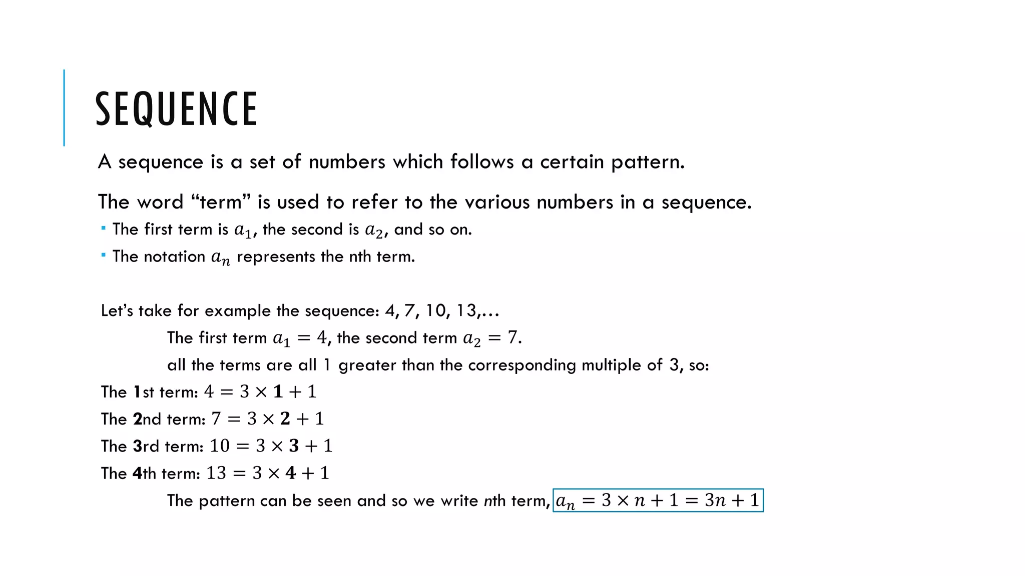 Number sequences | PPT