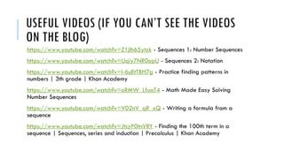 Number sequences | PPT