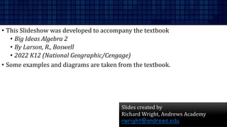 Algebra 2 01-Systems of Linear Equations and Matrices (RW 2022).pptx
