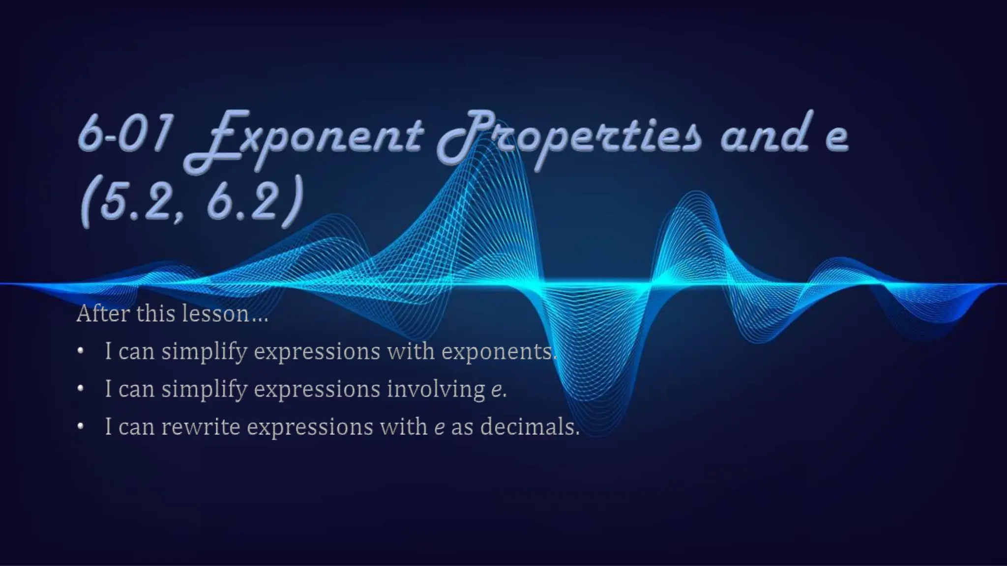 Algebra 2 06 Exponential and Logarithmic Functions 2.pptx