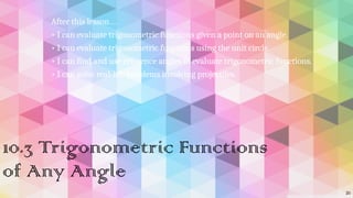 Algebra 2 10 Trigonometric Ratios and Functions 2.pptx