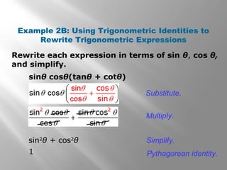 Algebra 2 unit 10.1 | PPT