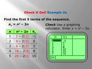Algebra 2 unit 12.1 | PPT