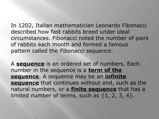 Algebra 2 unit 12.1 | PPT