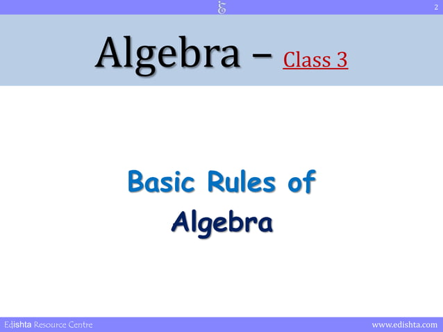 Algebra Rules - Addition and Subtraction | PPTX | Physics | Science