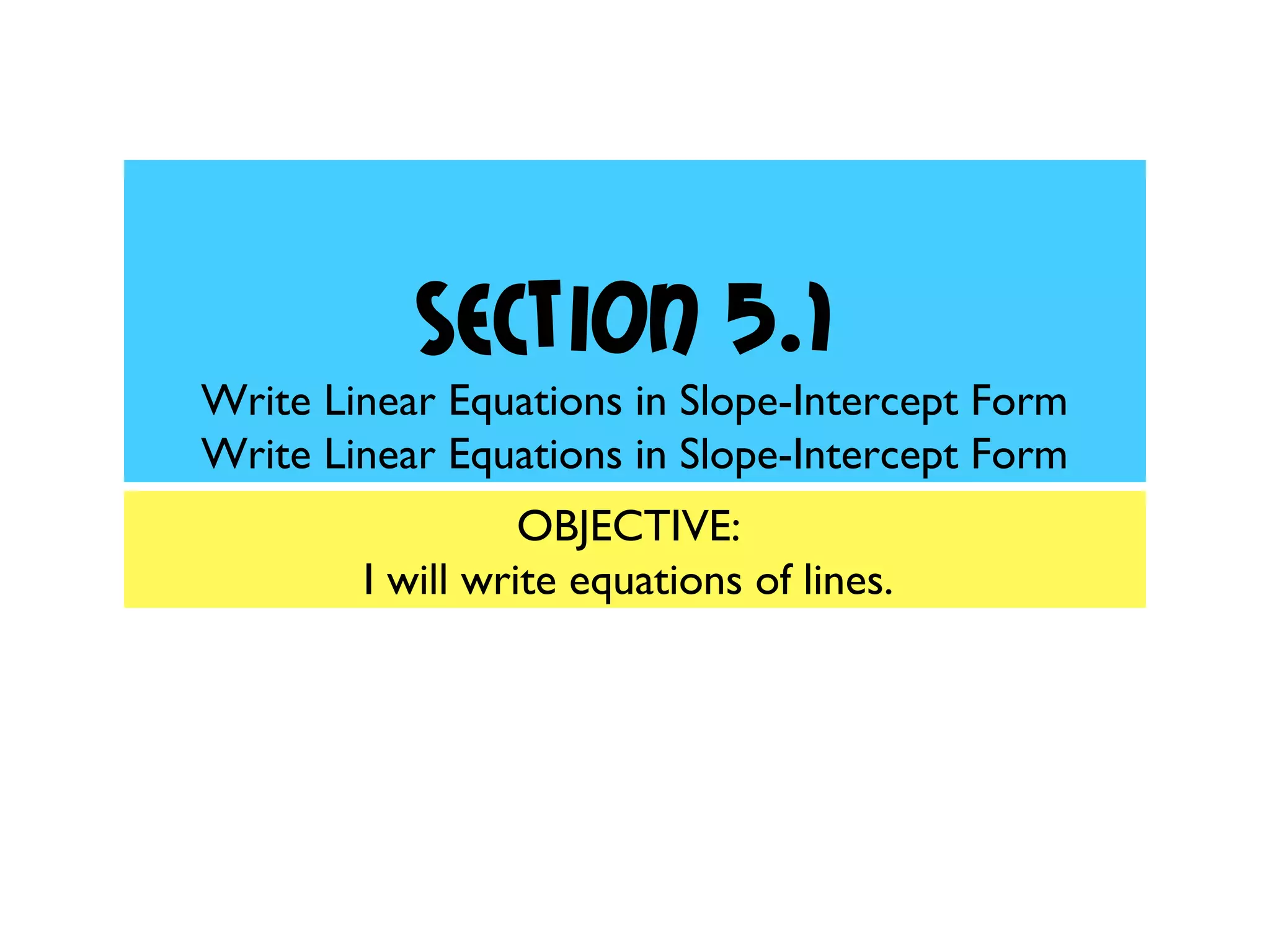 Algebra 5.1 ppt | PPT
