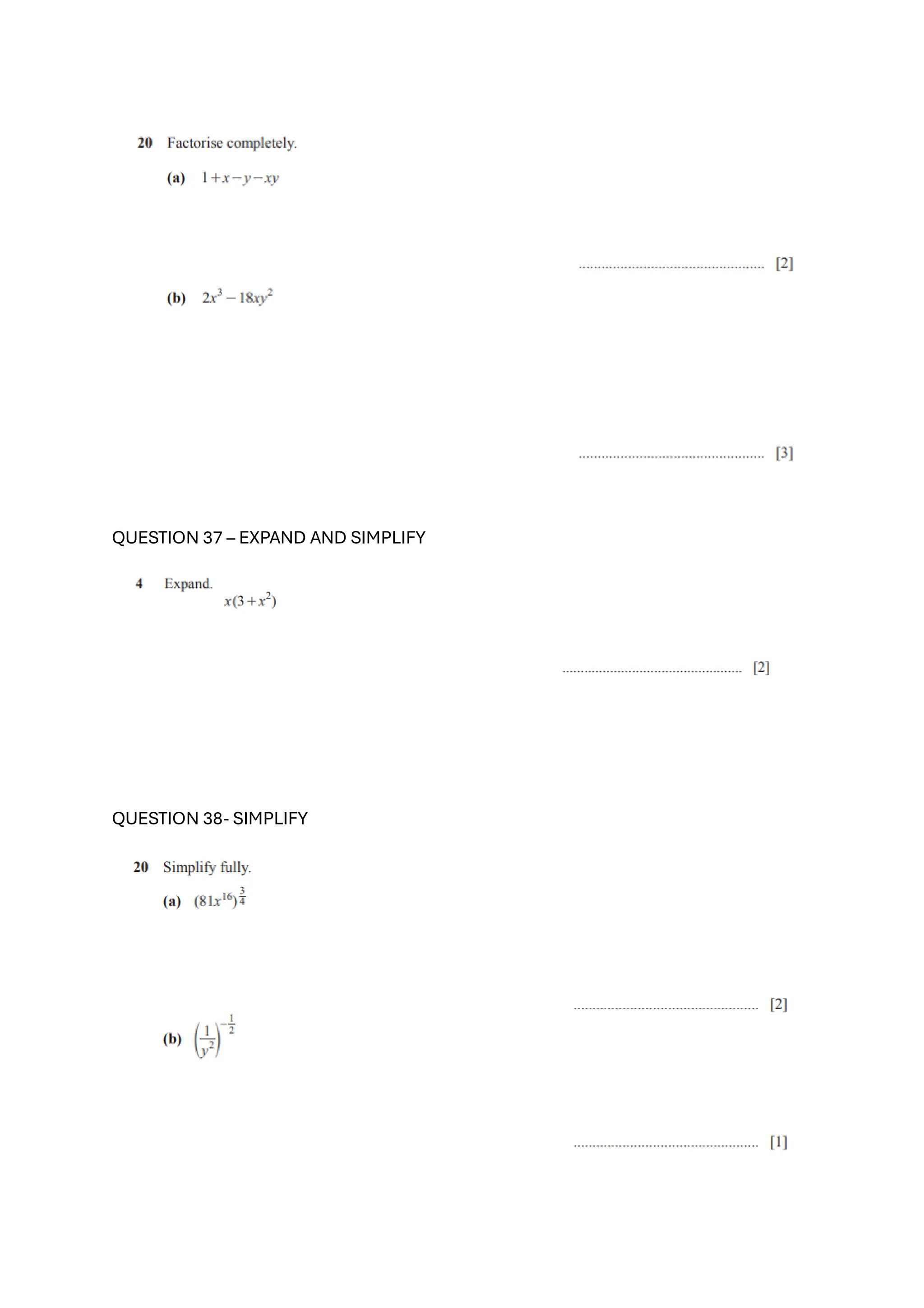 ALGEBRA IGCSE MATHS EXAM QUESTION BANK.pdf