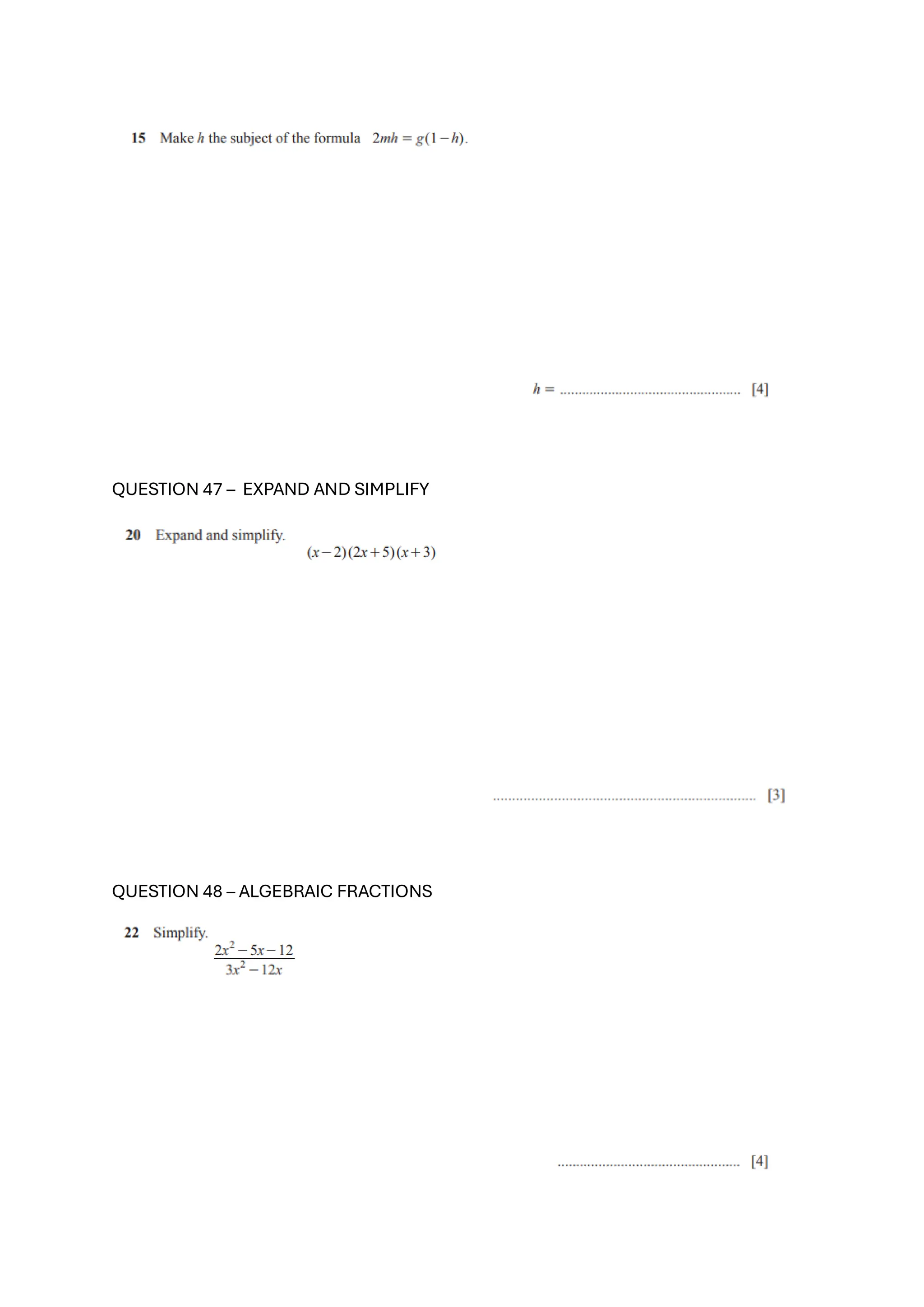 ALGEBRA IGCSE MATHS EXAM QUESTION BANK.pdf