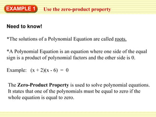 Algebra 9.4 | PPT