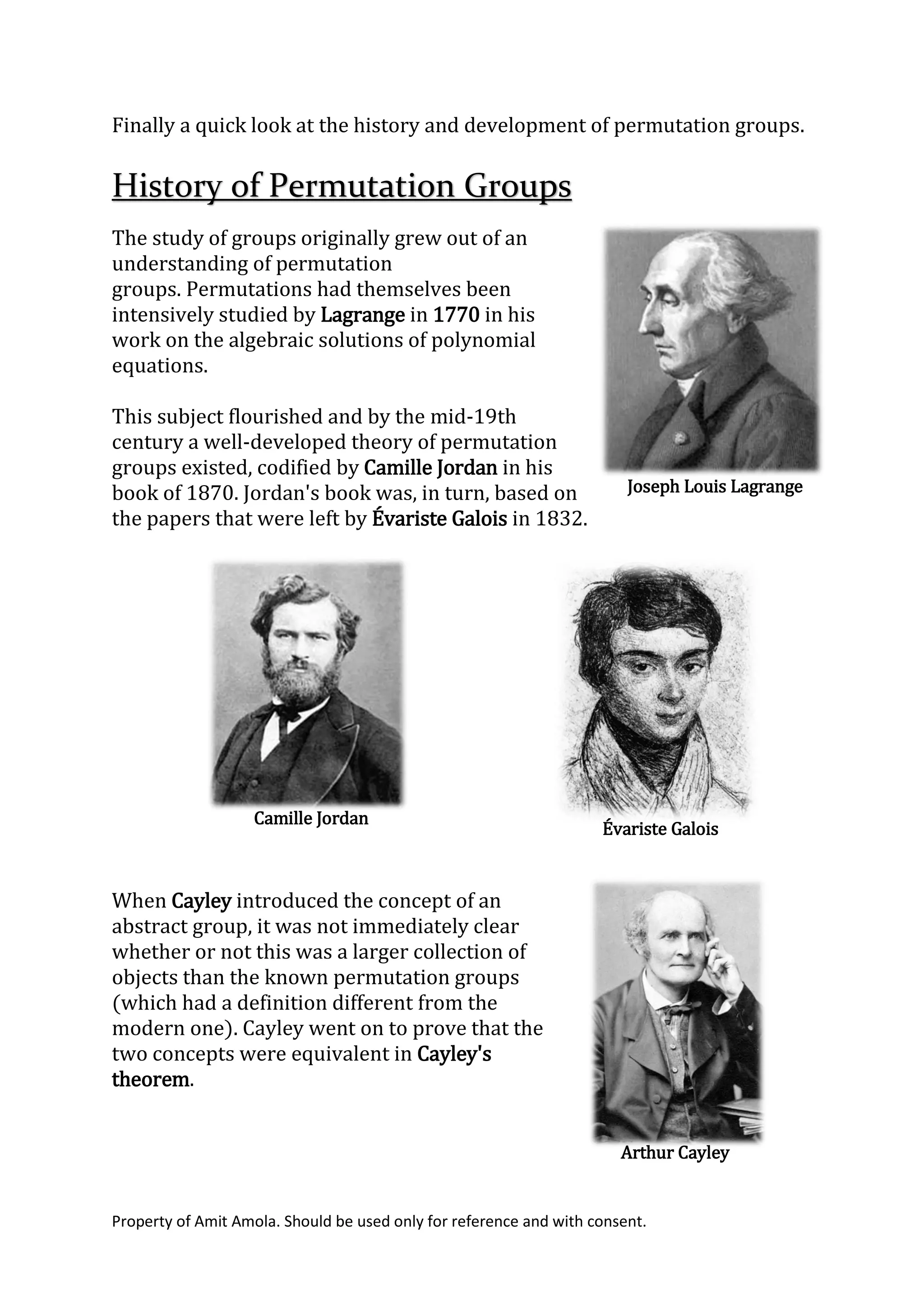 Introduction to Groups and Permutation Groups | PDF